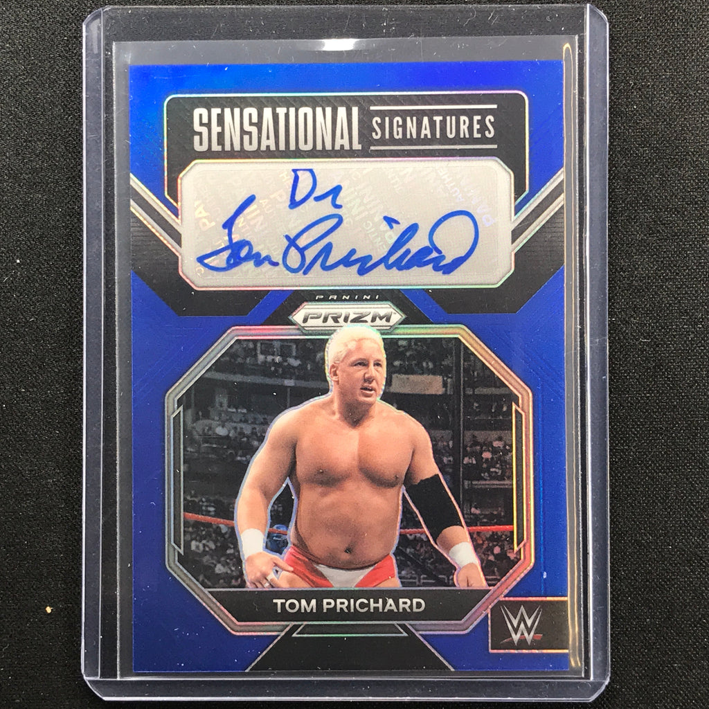 2023 Prizm Wwe Tom Prichard Sensational Signatures Auto Blue 30/49 ...