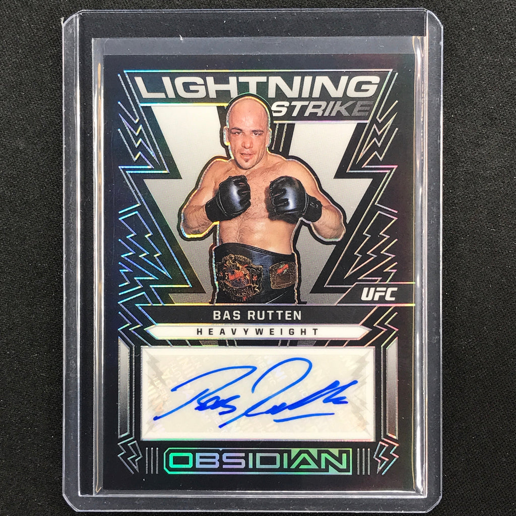2023 Chronicles UFC Bas Rutten Obsidian Lightning Strike Auto Base No ...