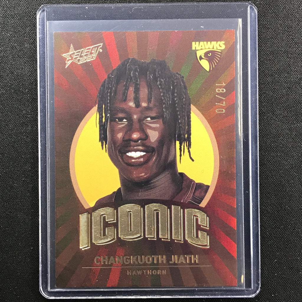 2023 Footy Stars Changkuoth Jiath Iconic 18/70 – Cherry Collectables