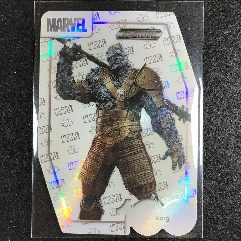 2023 Disney 100 Phantom Marvel Korg Disney 100 Die-cut Parallel #20 ...