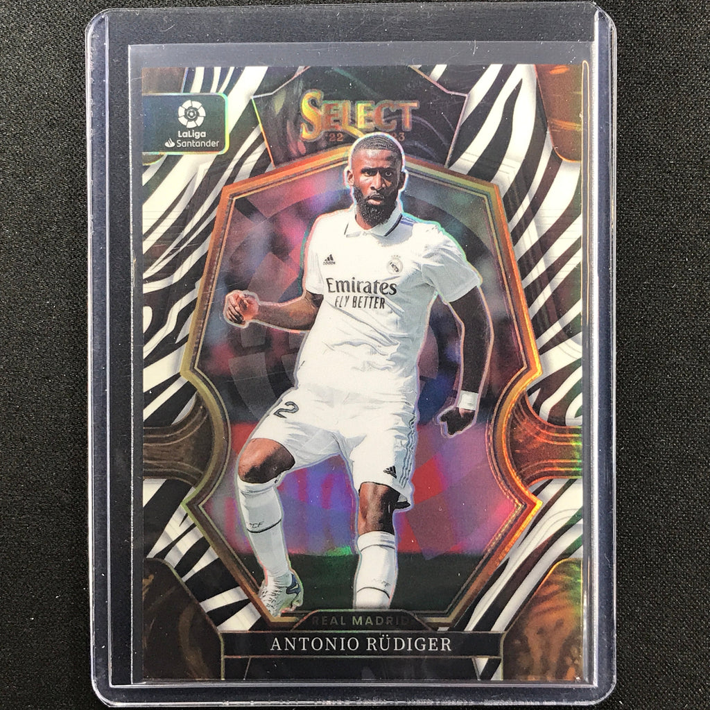 2022-23 Select La Liga Antonio Rudiger Mezzanine Zebra 11/25 – Cherry ...