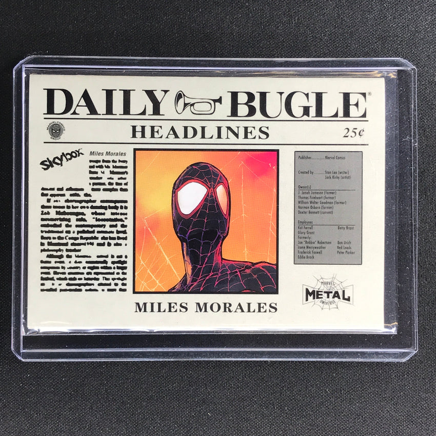 2021-2022 Marvel Spider-Man Universe MILES MORALES Daily Bugle Headlin ...