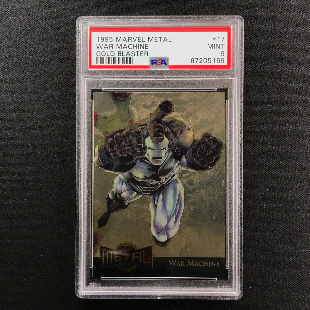 1995 Marvel Metal War Machine Gold Blaster No 17 Psa 9 169 – Cherry ...