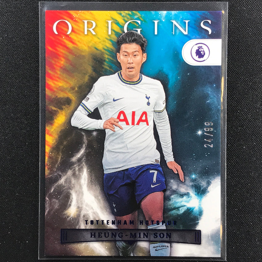 2022-23 Chronicles Epl Heung-min Son Origins Blue 24/99 – Cherry Collectables