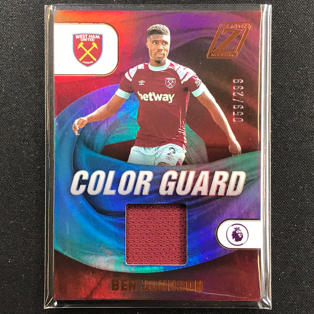 2022-23 Chronicles Epl Ben Johnson Zenith Color Guard Relic Bronze 59 ...