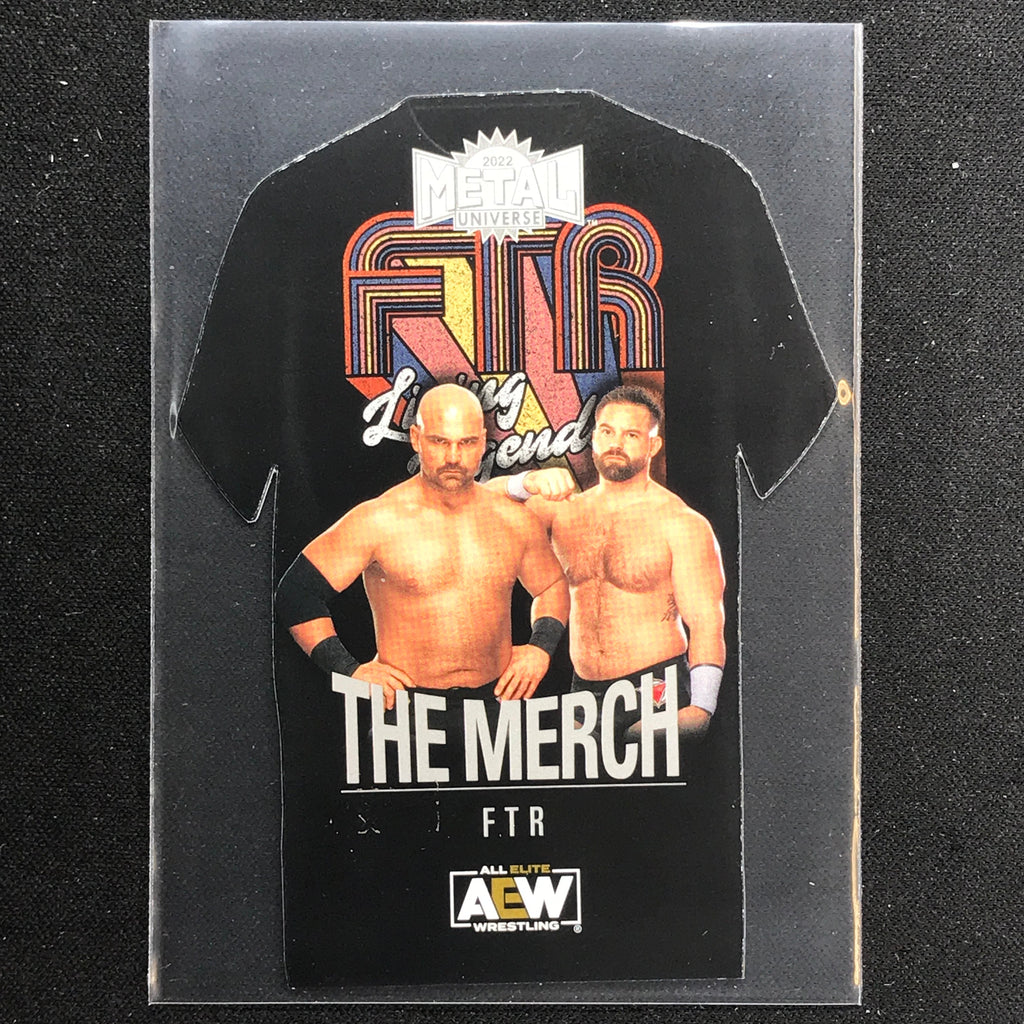 2022 Metal Universe AEW FTR The Merch Die-Cut Base #9 – Cherry Collectables