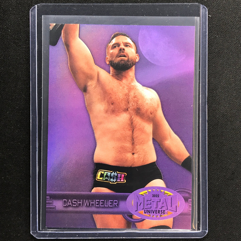 2022 Metal Universe AEW Cash Wheeler 1997-98 Retro Purple Spectrum 88 ...