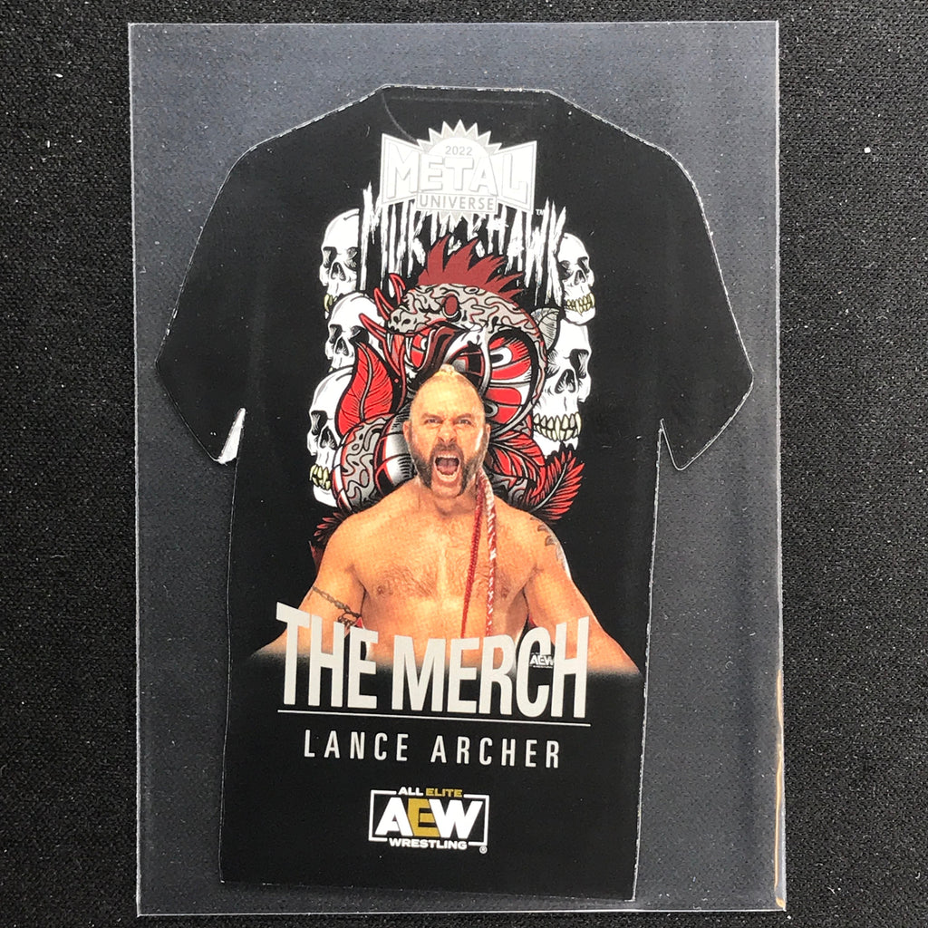 2022 Metal Universe AEW LANCE ARCHER The Merch Die-Cut Base #14 ...