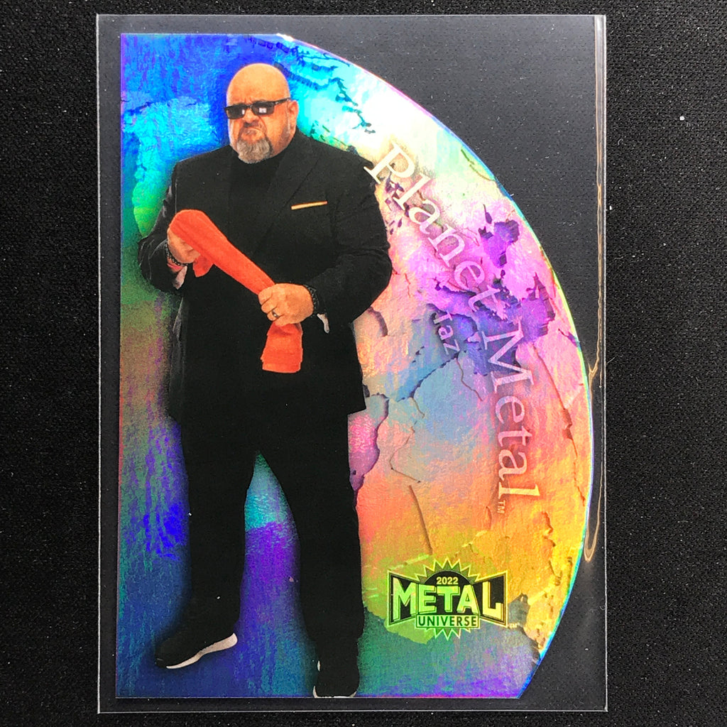 2022 Metal Universe AEW TAZ Planet Metal Die-Cut Base #22 – Cherry ...