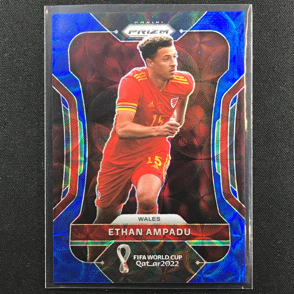 2022 Prizm Fifa World Cup Qatar Ethan Ampadu Choice Blue 58/135 ...