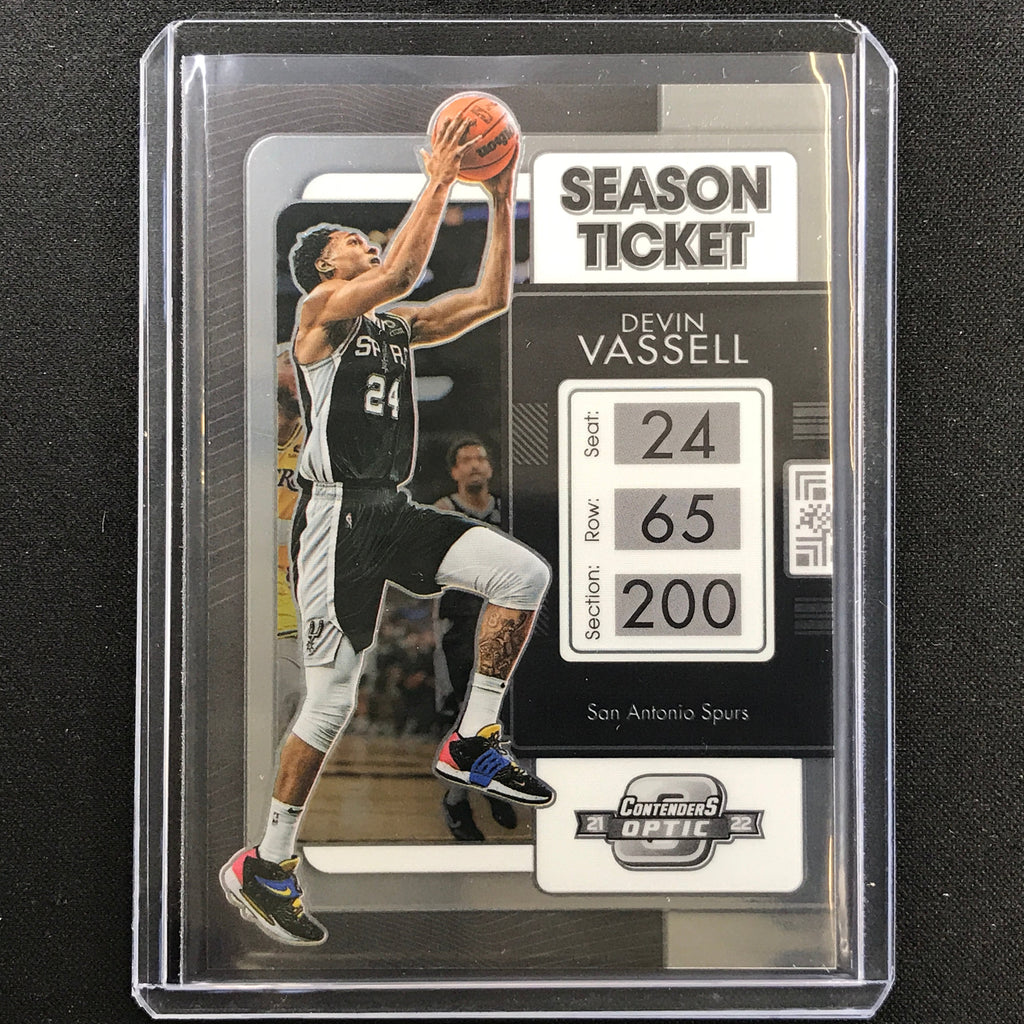 2021-22 Contenders Optic DEVIN VASSELL Season Ticket Base #100 – Cherry ...