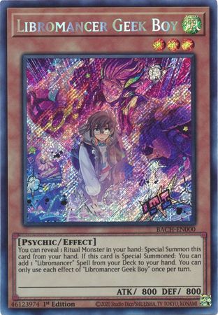 Libromancer Geek Boy - Bach-en000 - Secret Rare 1st Edition – Cherry ...