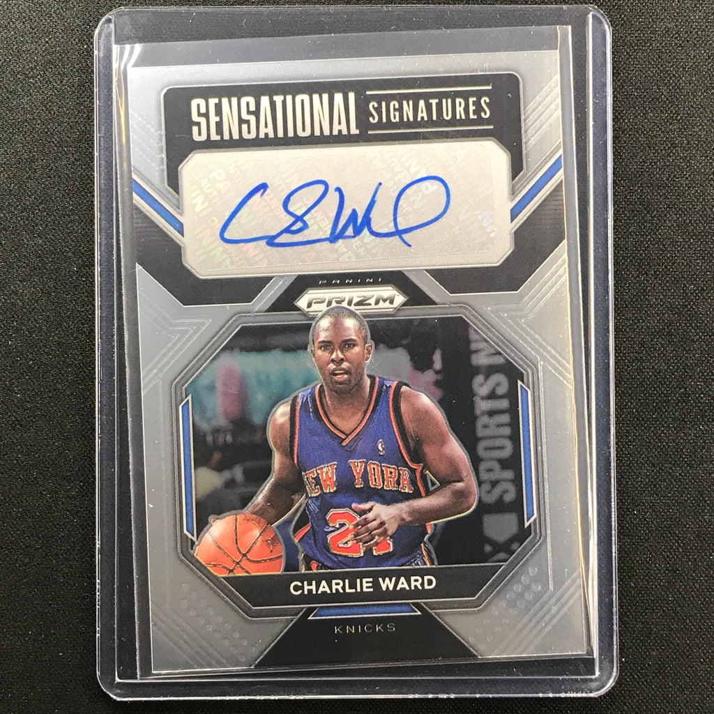 2022-23 Prizm CHARLIE WARD Sensational Signatures Auto Base #CW ...