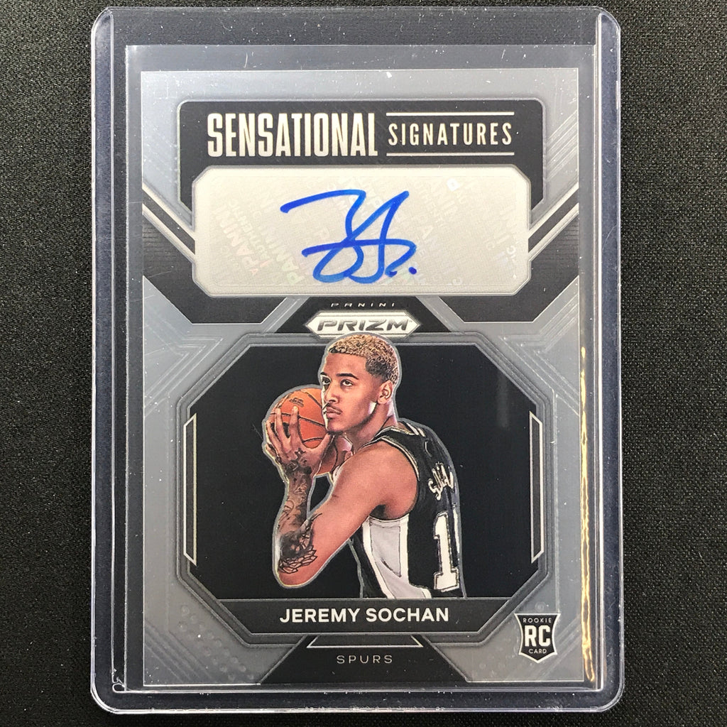 2022-23 Prizm JEREMY SOCHAN Sensational Signatures Rookie Auto Base #J ...