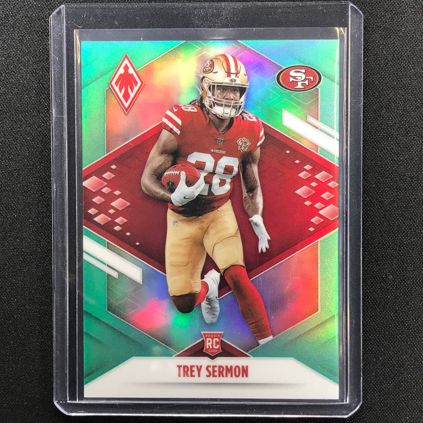 2021 Phoenix Trey Sermon Rookie Teal 10/150 – Cherry Collectables