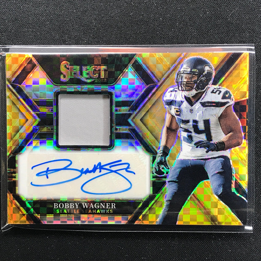 2022 Select Bobby Wagner Signatures Memorabilia Jersey Patch Auto Gold ...