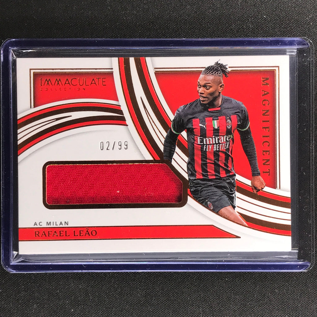 2022-23 Immaculate Rafael Leao Magnificent Memorabilia Jersey Bronze 2 ...
