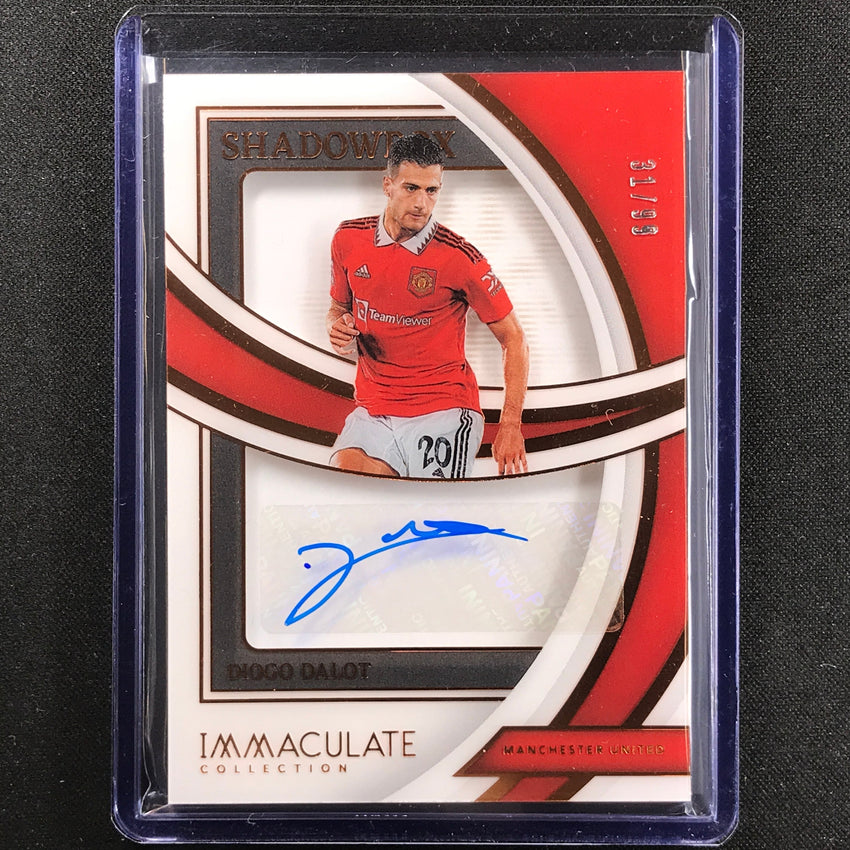 2022-23 Immaculate Diogo Dalot Shadowbox Signatures Acetate Auto Bronz ...