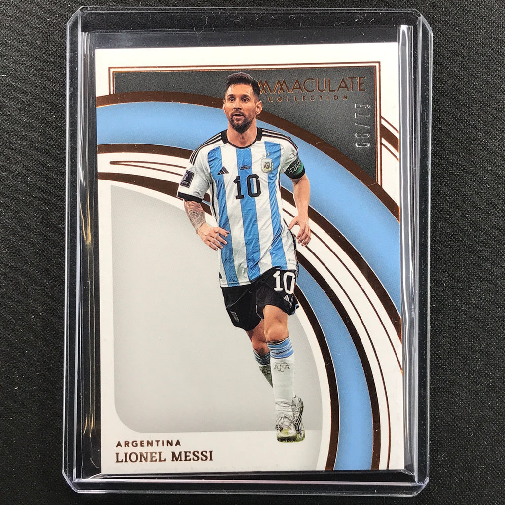 2022-23 Immaculate LIONEL MESSI Base Bronze 68/75 – Cherry Collectables