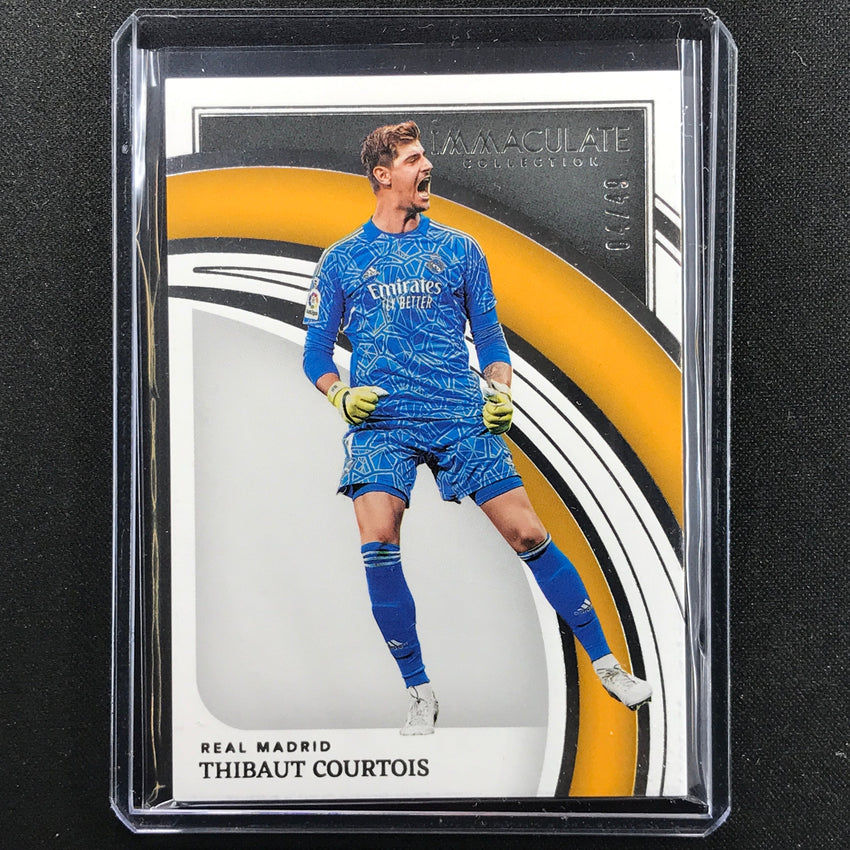 2022-23 Immaculate Thibaut Courtois Base Silver 4/49 – Cherry Collectables