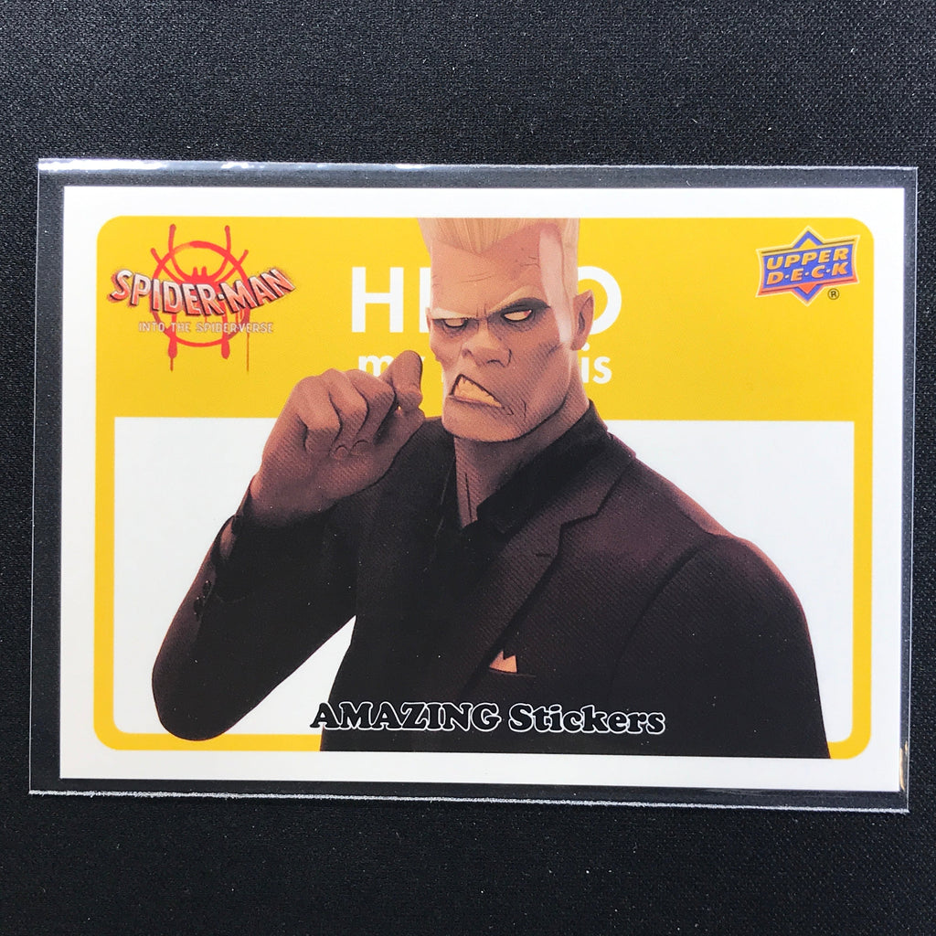 2022 Spider-Man Into The Spider-Verse TOMBSTONE Amazing Stickers #11 ...