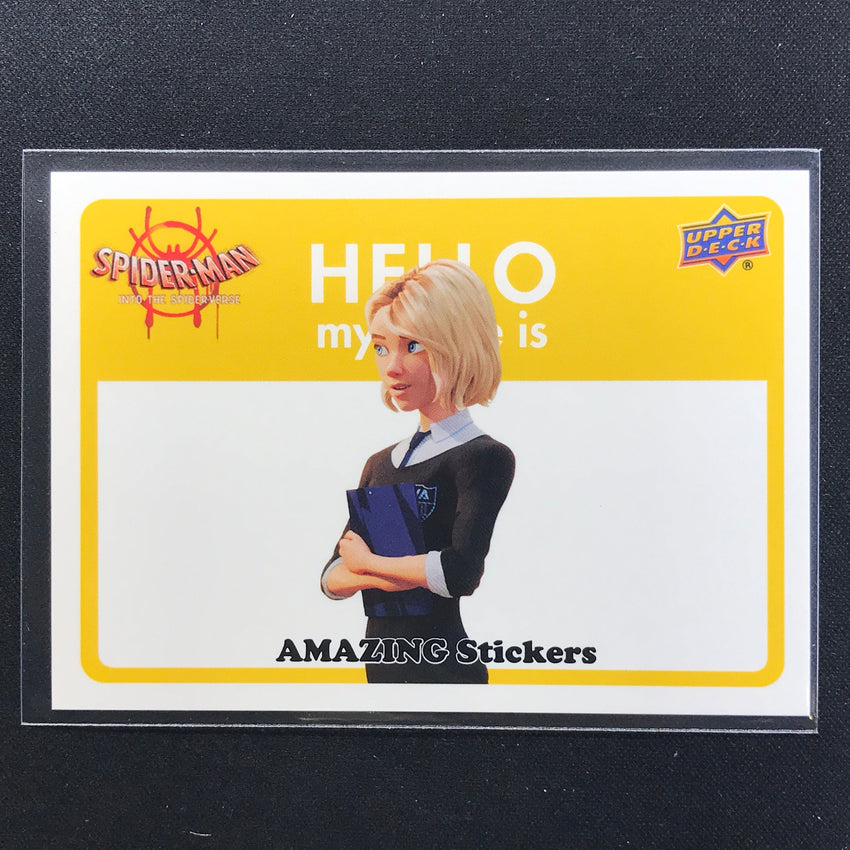 2022 Spider-Man Into The Spider-Verse GWEN STACY Amazing Stickers #20 ...