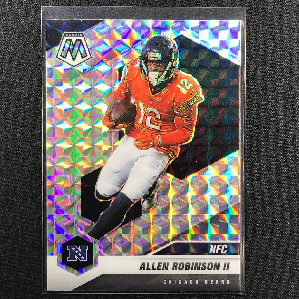 2021 Mosaic ALLEN ROBINSON II Variations NFC Mosaic Silver #220 ...