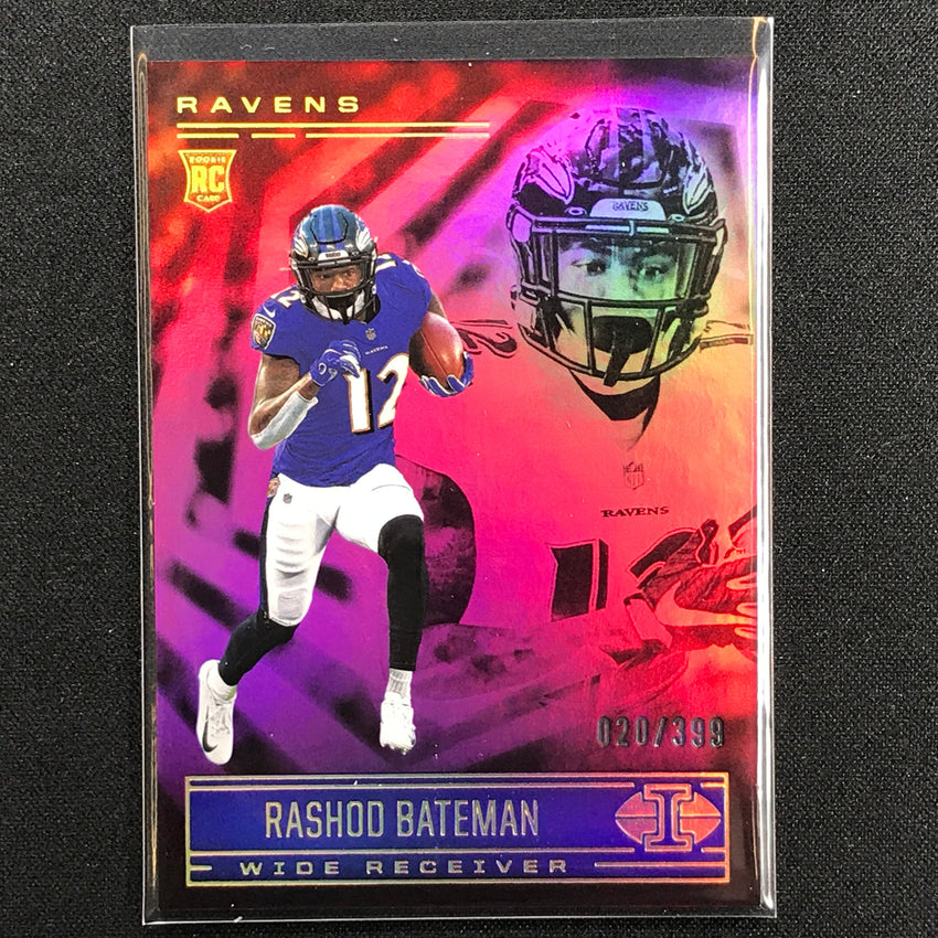 2021 Illusions Rashod Bateman Rookie Trophy Collection Pink 20/399 ...