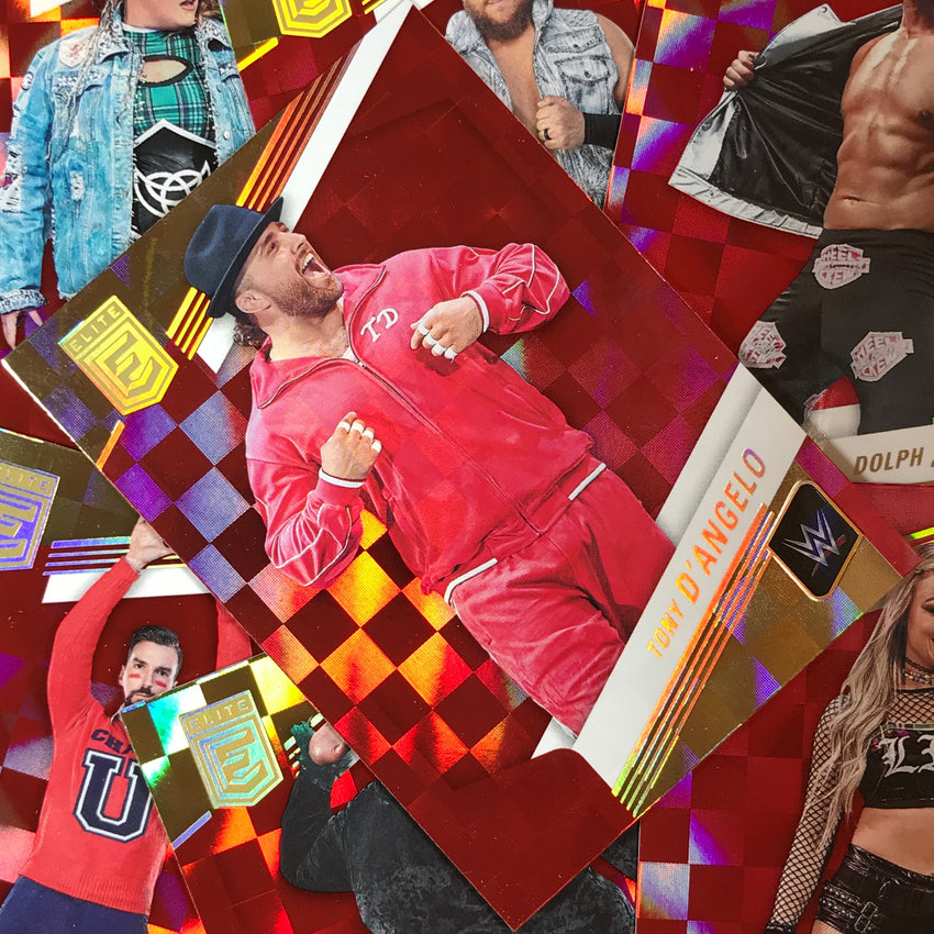 2023 Donruss Elite WWE Bronson Reed Base Red #34 – Cherry Collectables