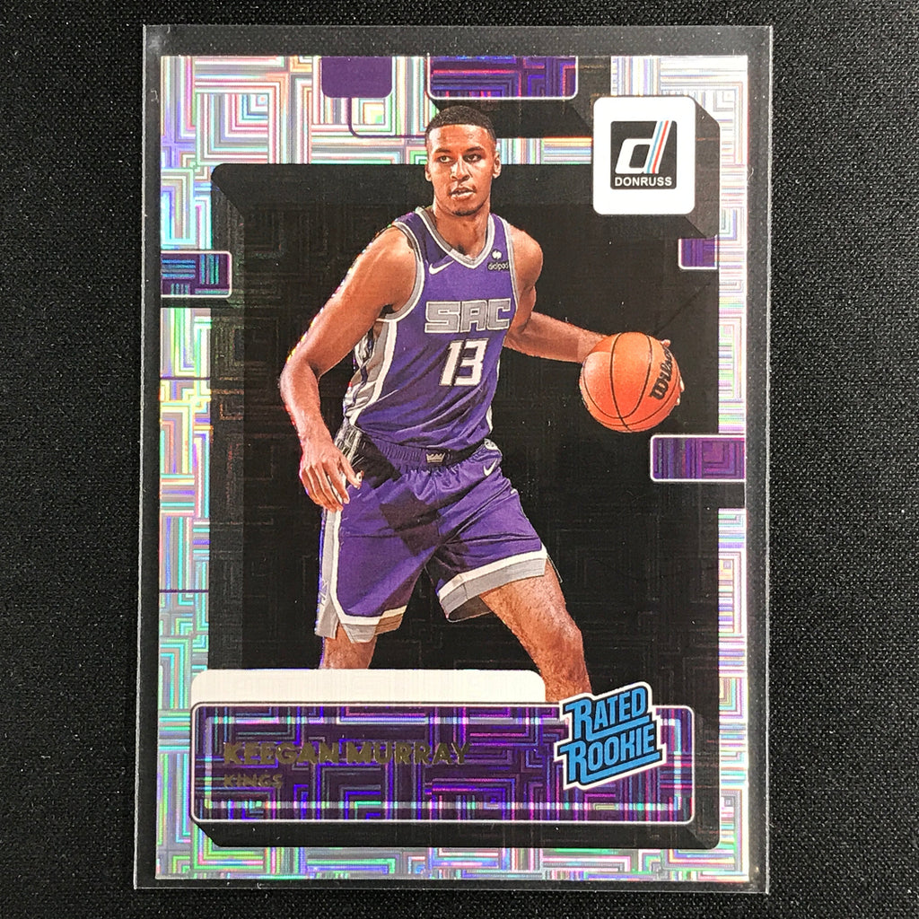 2022-23 Donruss Keegan Murray Rated Rookie Choice Infinite Silver No 2 ...