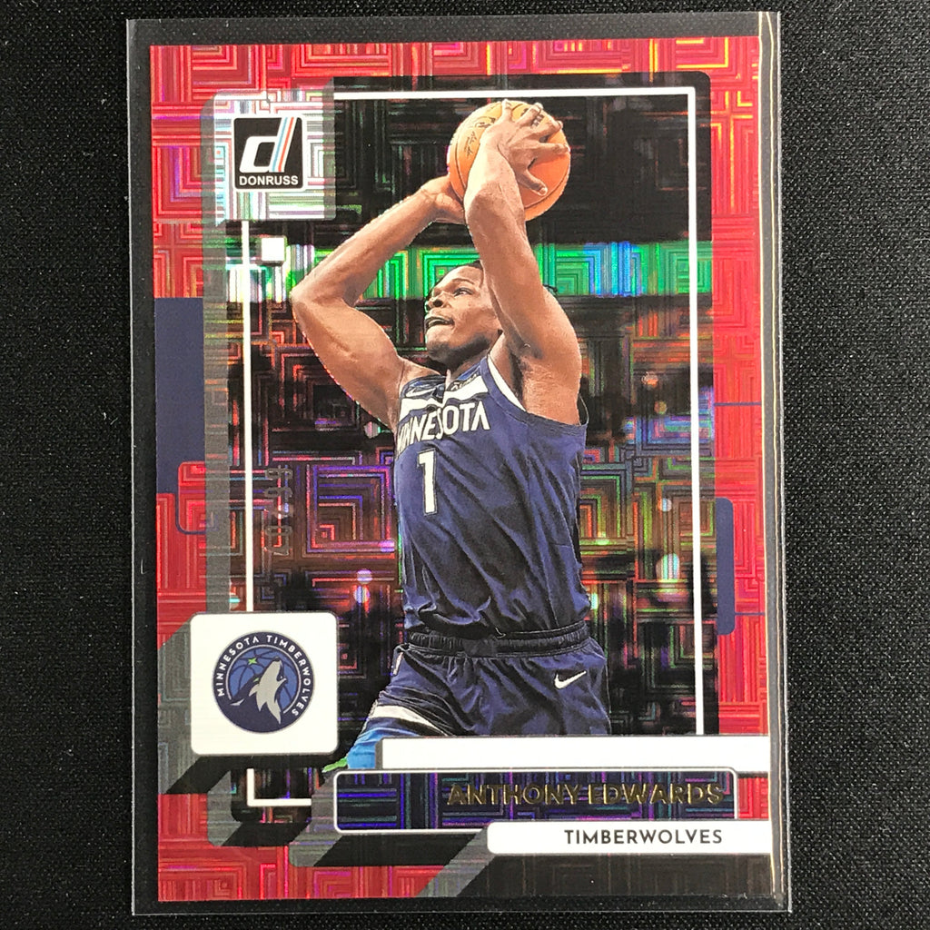 2022-23 Donruss Anthony Edwards Choice Infinite Red /99 – Cherry ...