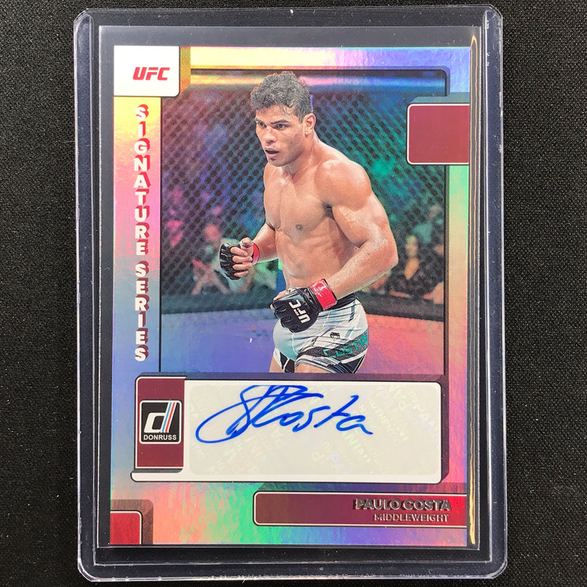 2023 Donruss Ufc Paulo Costa Signature Series Auto Silver No Pcs ...