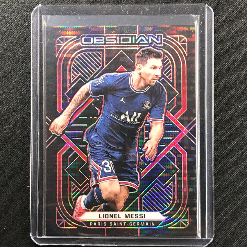 2021-22 Obsidian Lionel Messi Electric Etch Red Pulsar 7/26 – Cherry ...