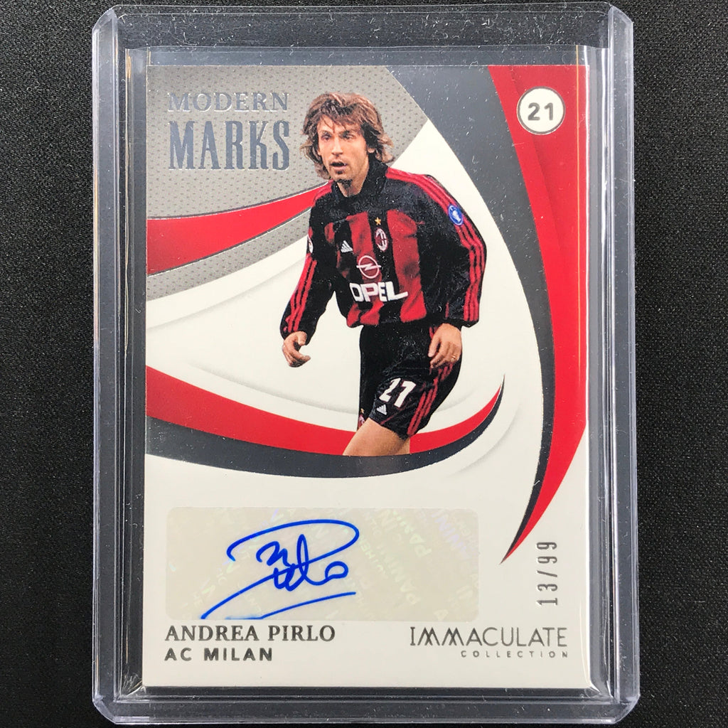 2021 Immaculate Andrea Pirlo Modern Marks Auto 13/99 – Cherry Collectables