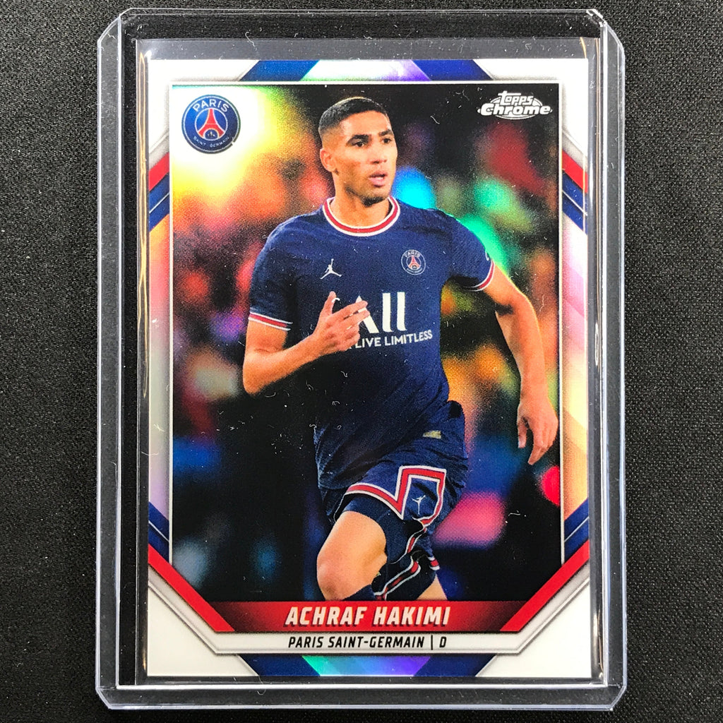 2022 Topps Chrome Psg Achraf Hakimi Refractor 27/65 – Cherry Collectables