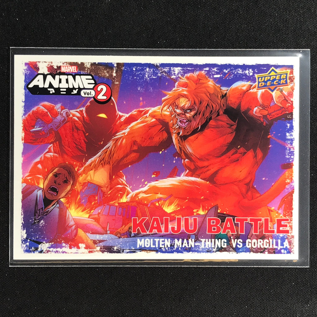 2023 Marvel Anime Vol. 2 MOLTEN MAN-THING VS GORGILLA Kaiju Battles Ba ...