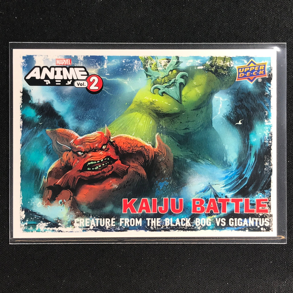 2023 Marvel Anime Vol. 2 Black Bog Creature Vs Gigantus Kaiju Battles ...