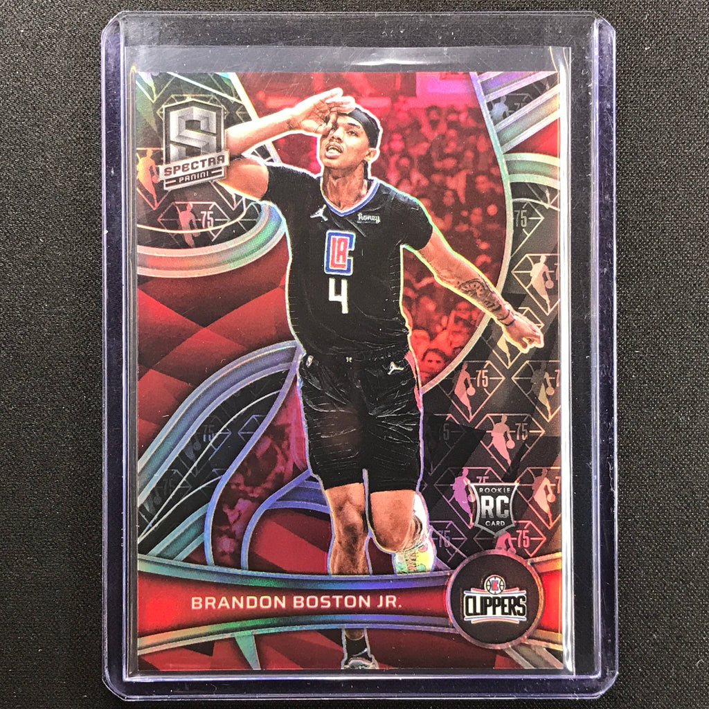 2021-22 Spectra BRANDON BOSTON JR. Rookie 75th Anniversary SP #125 ...