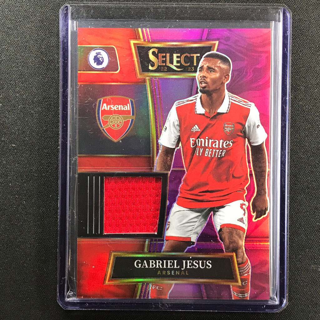 2022-23 Select Epl Gabriel Jesus Select Swatches Relic Purple 15/49 ...