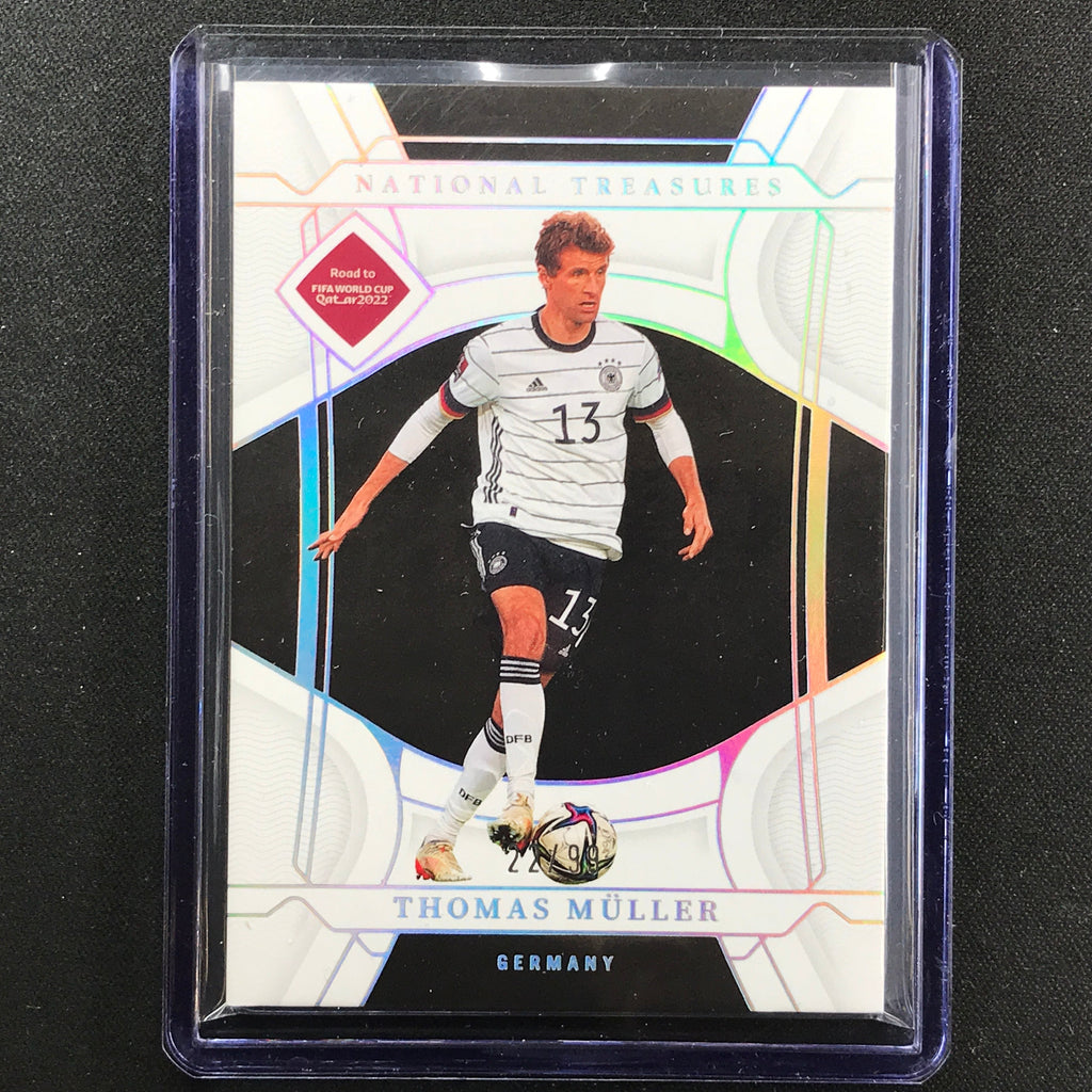 2022 National Treasures World Cup Qatar Thomas Muller Base 22/99 ...