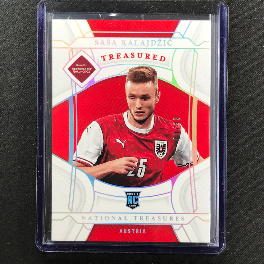 2022 National Treasures World Cup Qatar Sasa Kalajdzic Treasured Rooki ...