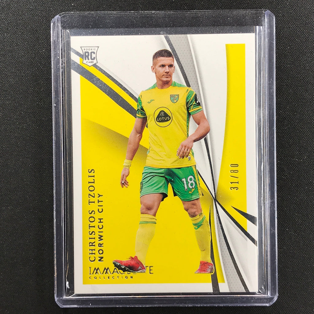 2021 Immaculate Christos Tzolis Rookie Base Silver 31/80 – Cherry ...