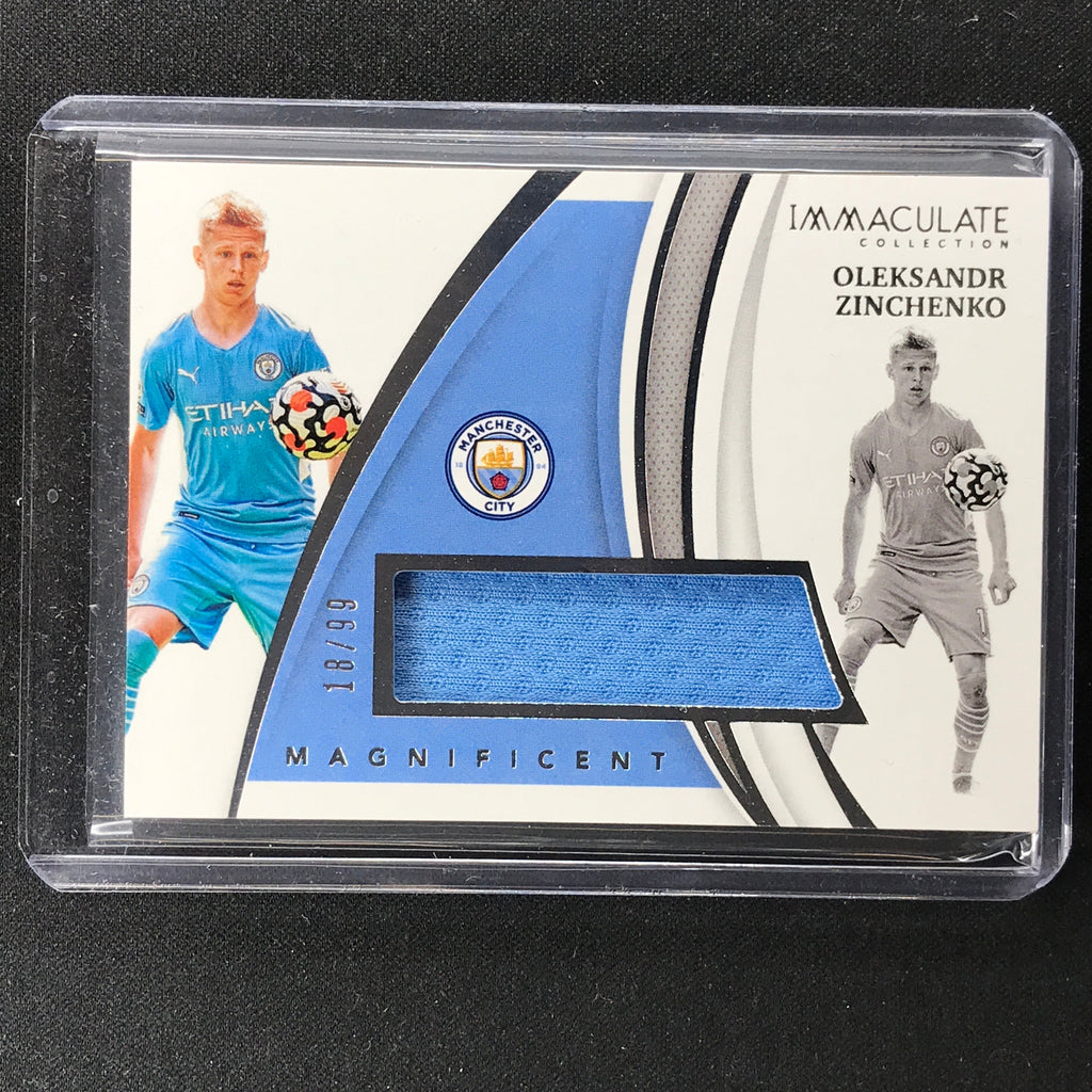 2021 Immaculate Oleksander Zinchenko Magnificent Jersey Relic Silver 1 ...