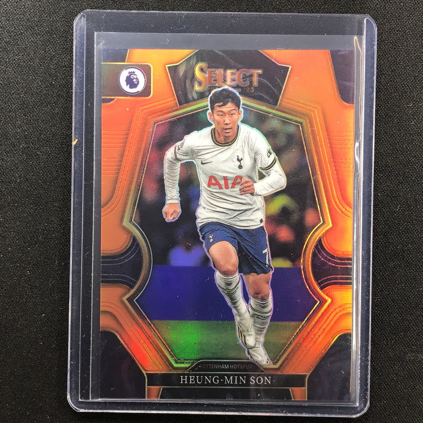 2022-23 Select Epl Heung-min Son Mezzanine Orange 14/75 No 144 – Cherry Collectables