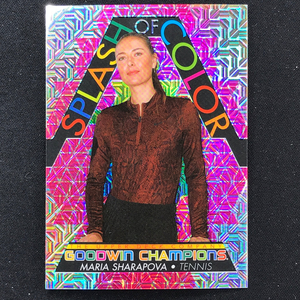 2022 Goodwin Champions MARIA SHARAPOVA Splash Color Platinum Pink Trax ...