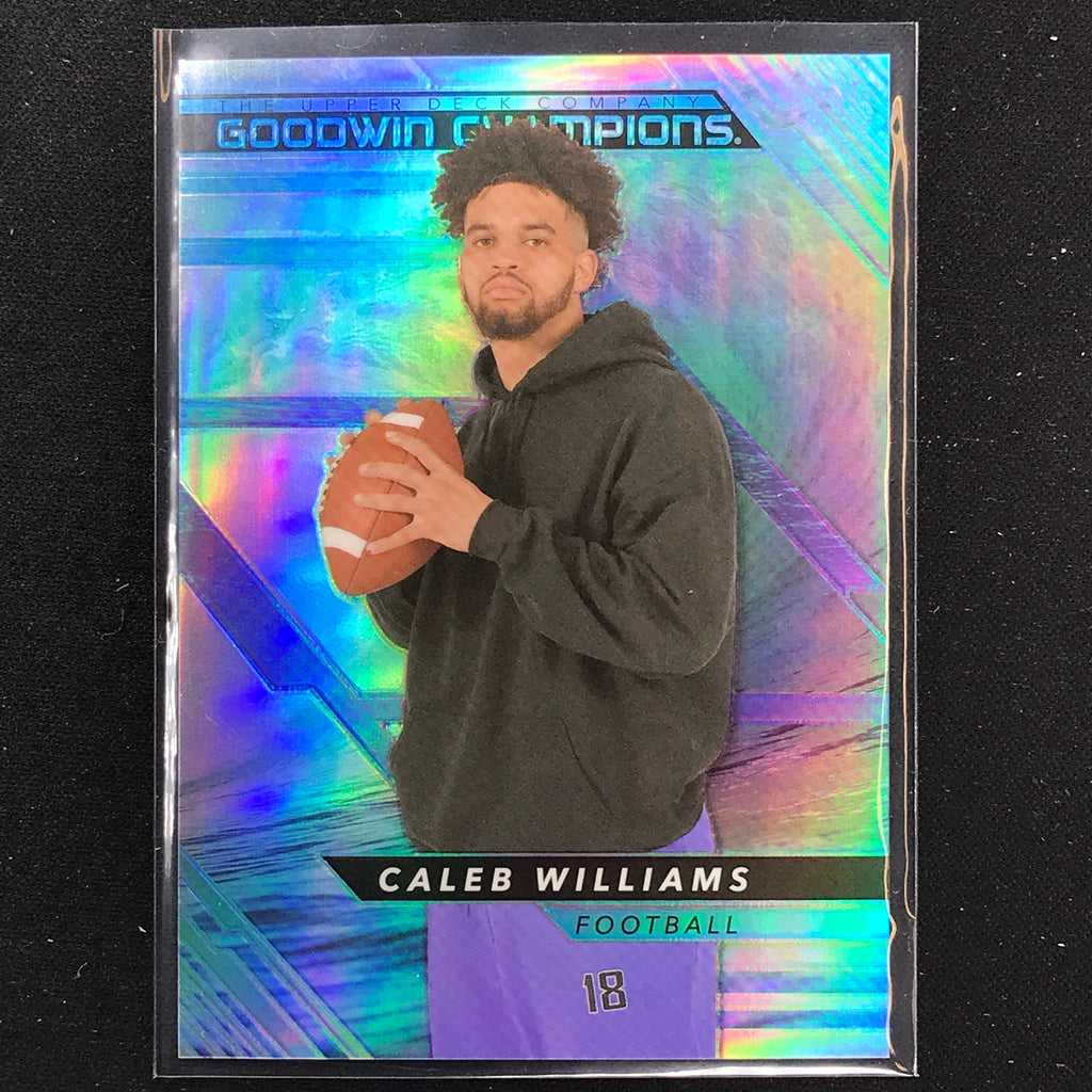 2022 Goodwin Champions Caleb Williams Base Platinum Ocean 44/75 ...
