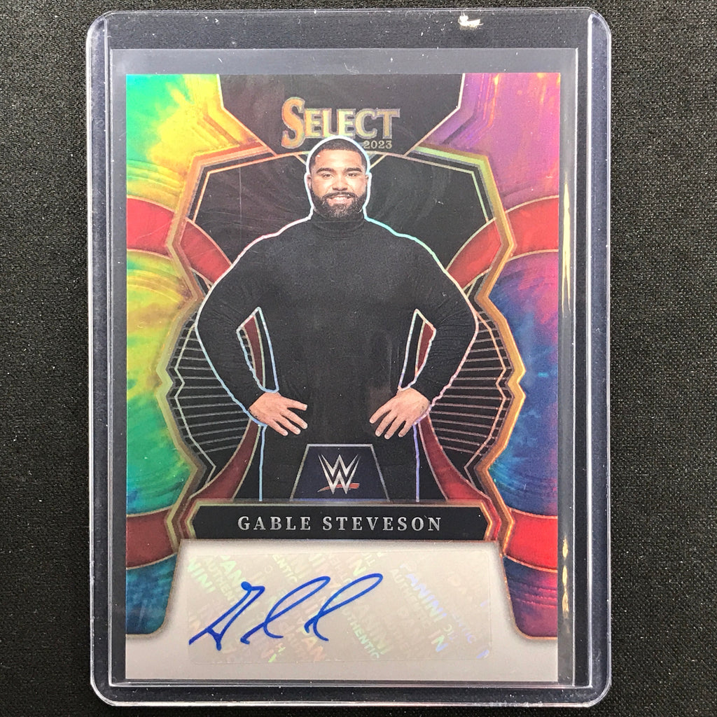 2023 Select Wwe Gable Stevenson Signatures Auto Tie-dye 25/25 – Cherry ...