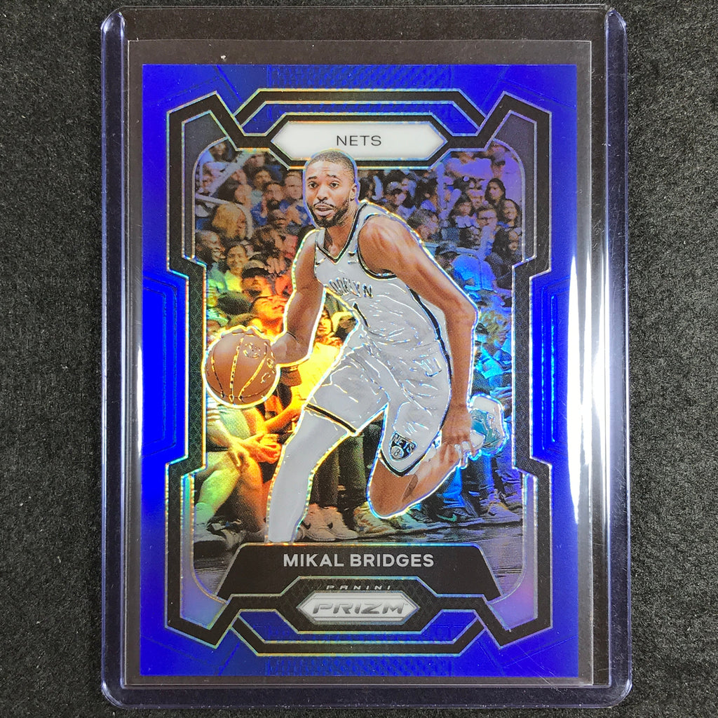 2023-24 Prizm MIKAL BRIDGES Base Blue 37/199 #46 – Cherry Collectables