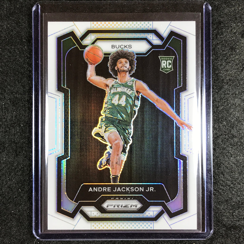 2023-24 Prizm Andre Jackson Jr. Rookie Base White 5/175 No 131 – Cherry ...