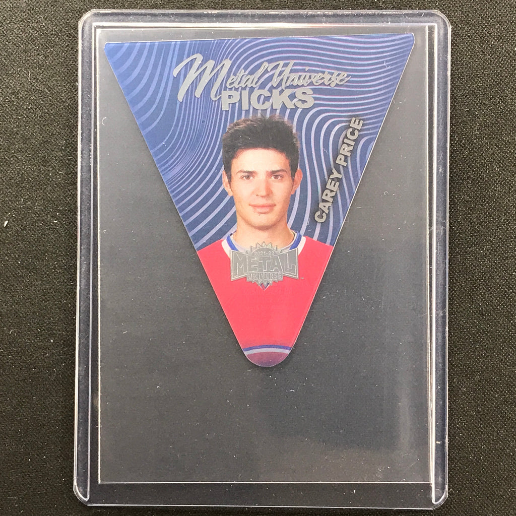 2021-22 Metal Universe NHL CASEY PRICE Metal Picks Acetate Die-Cut Bas ...